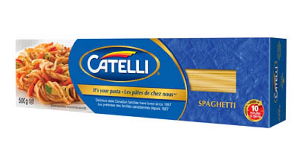 Pâtes alimentaires Catelli Express à 47¢ seulement! - Quebec Rabais ...
