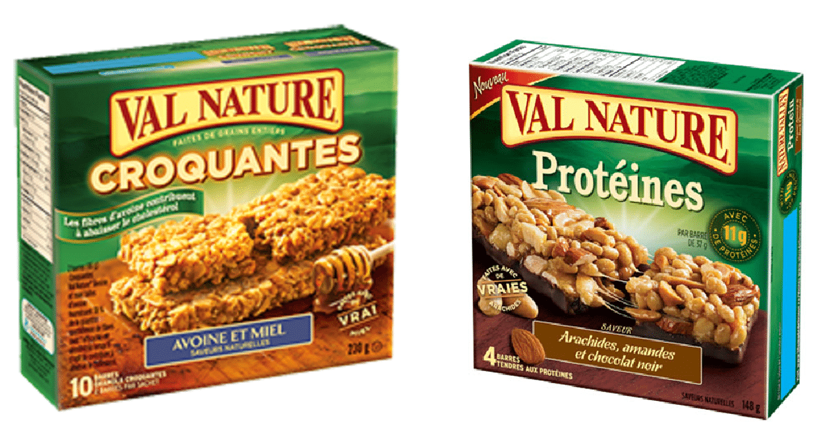 Obtenez des barres Val Nature GRATUITES