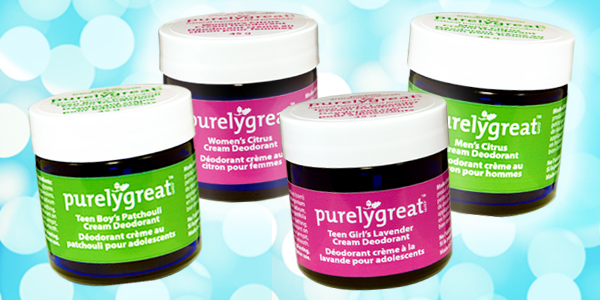 Echantillons gratuits du déodorant Purely Great - Quebec Rabais Gratuits