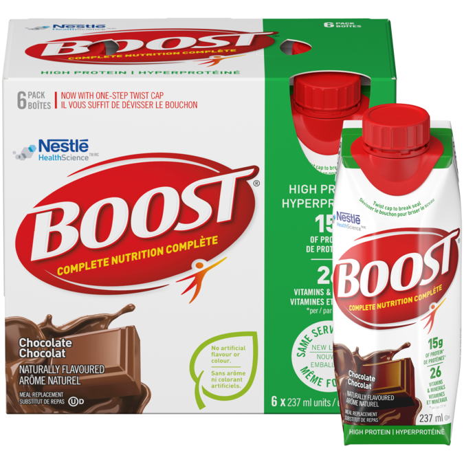 Échantillons gratuits des boissons Boost de Nestlé