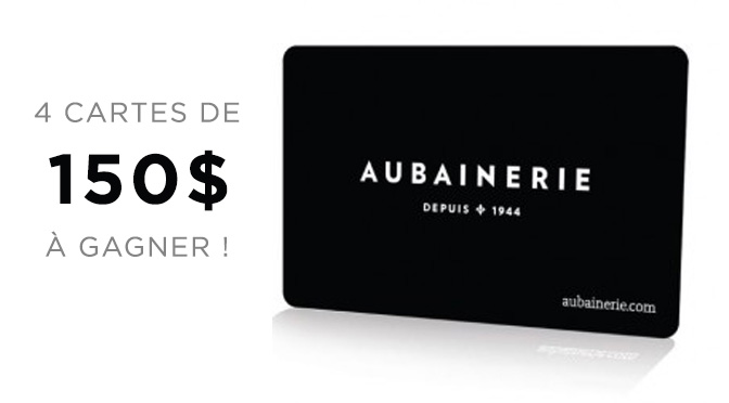 Gagnez une carte cadeau Aubainerie de 1000$ (2 gagnants) ! - Quebec ...