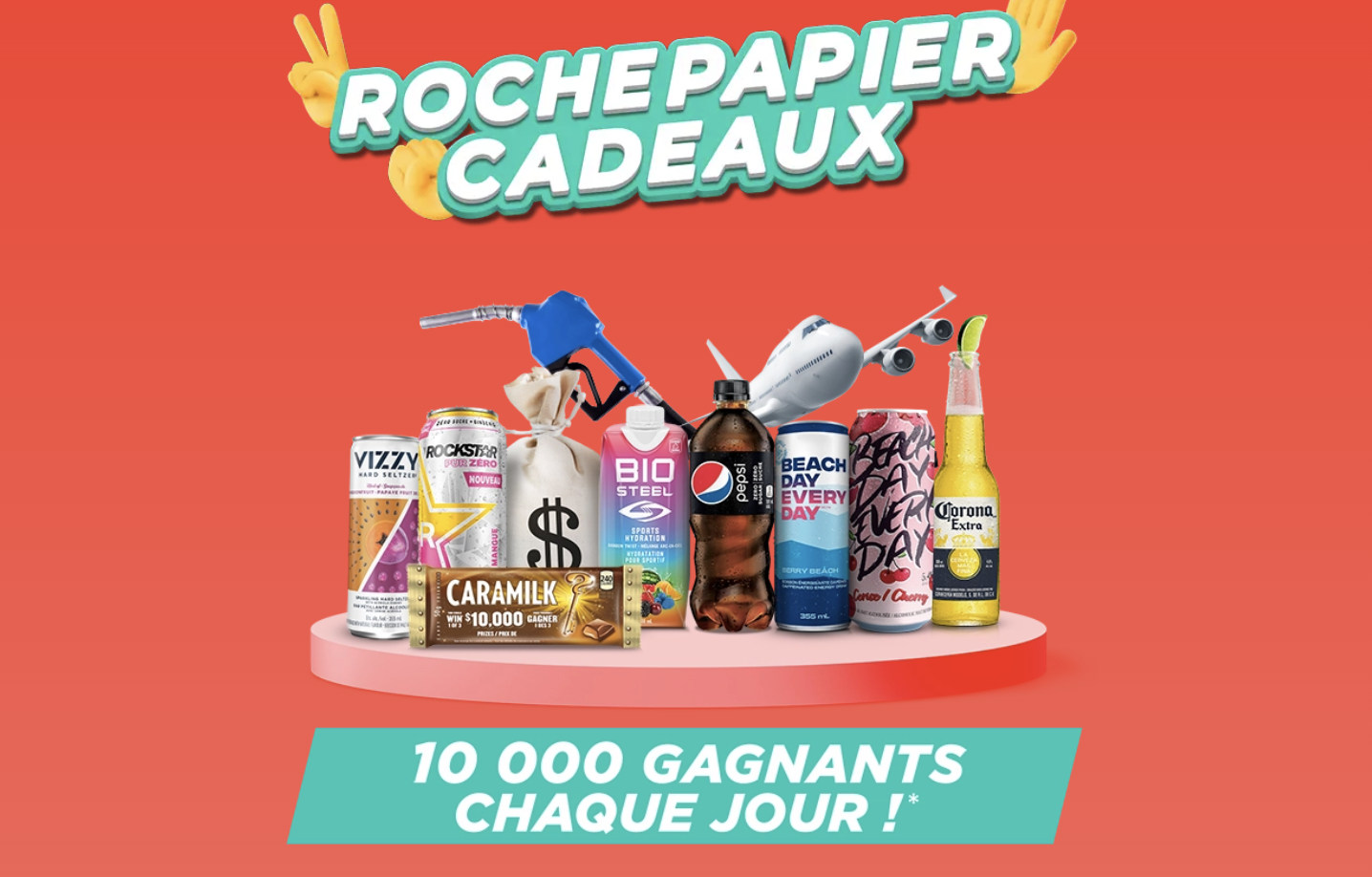 Une carte cadeau Couche Tard (2000$), 589 384 produits gratuits à ...